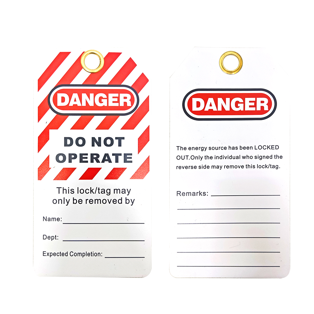 ป้ายเตือนความปลอดภัย Lockout Tag LT02