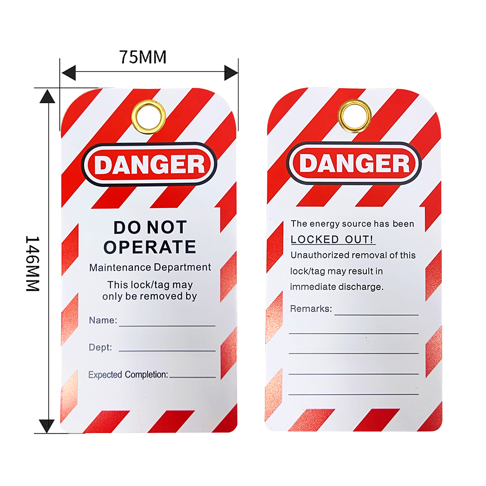 ป้ายเตือนความปลอดภัย Lockout Tag LT03